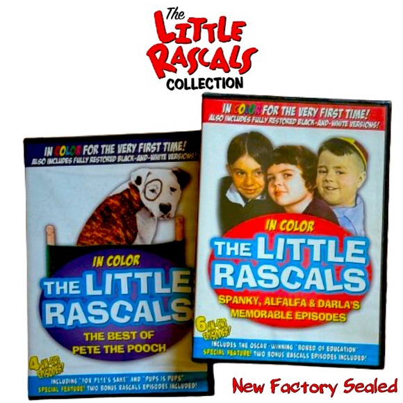 Media | Nwt Dvd Bundle The Little Rascals The Best Of Pete The Pooch ...